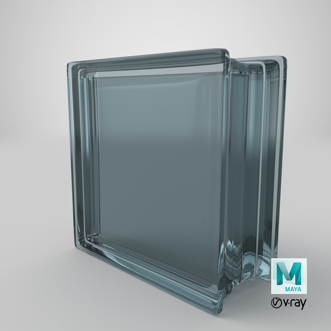 3D Model Glass Block 1 - TurboSquid 1514513