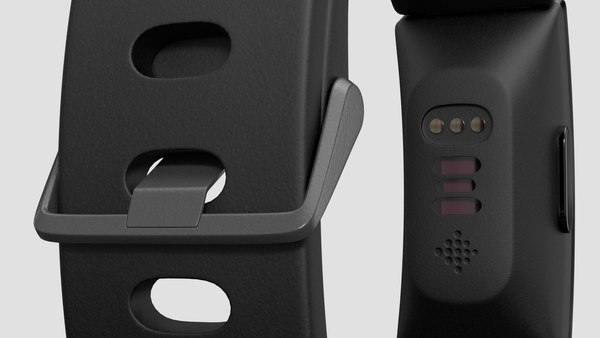 3D model fitbit fitness tracker - TurboSquid 1682576