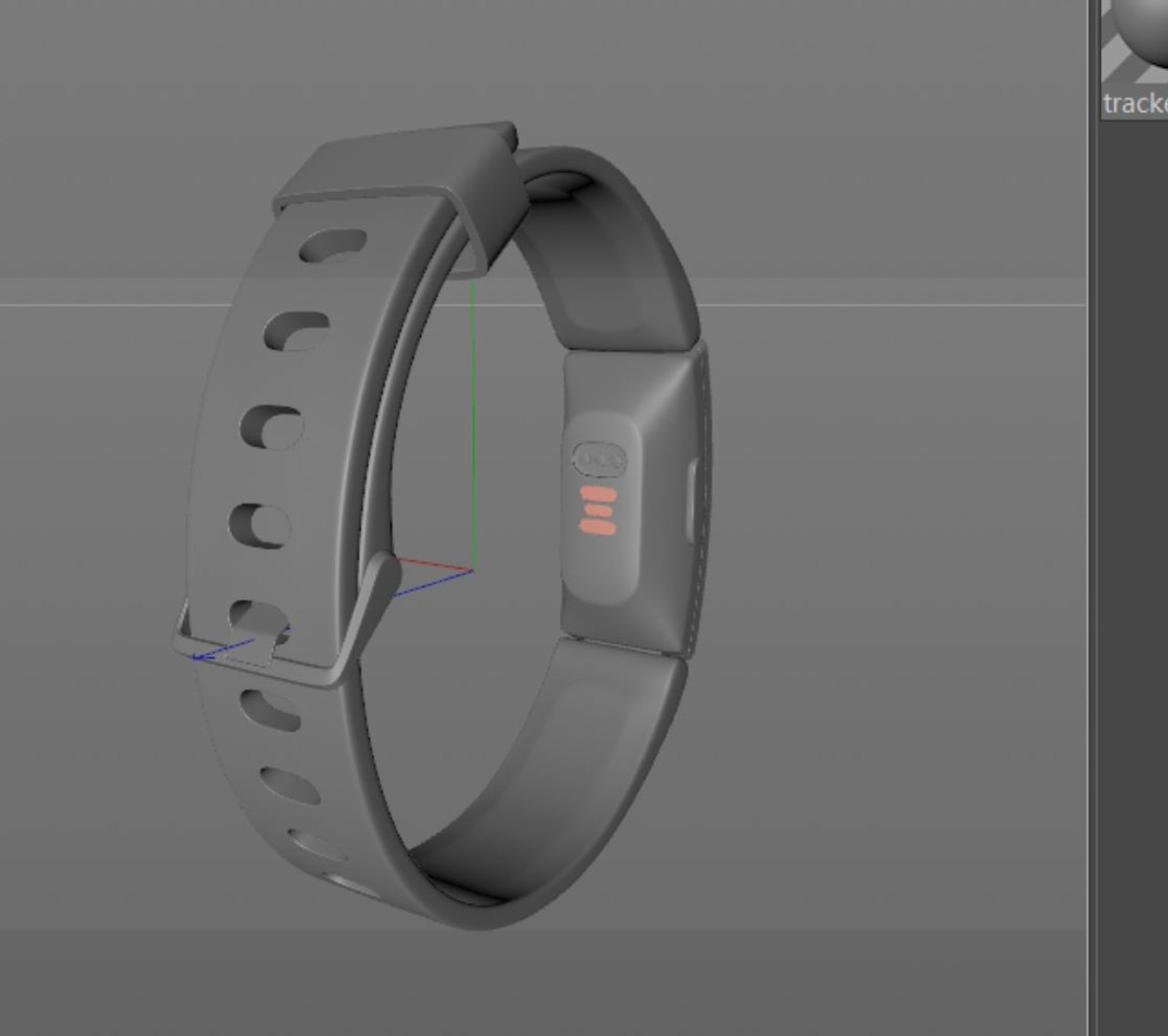 3D Model Fitbit Fitness Tracker - TurboSquid 1682576