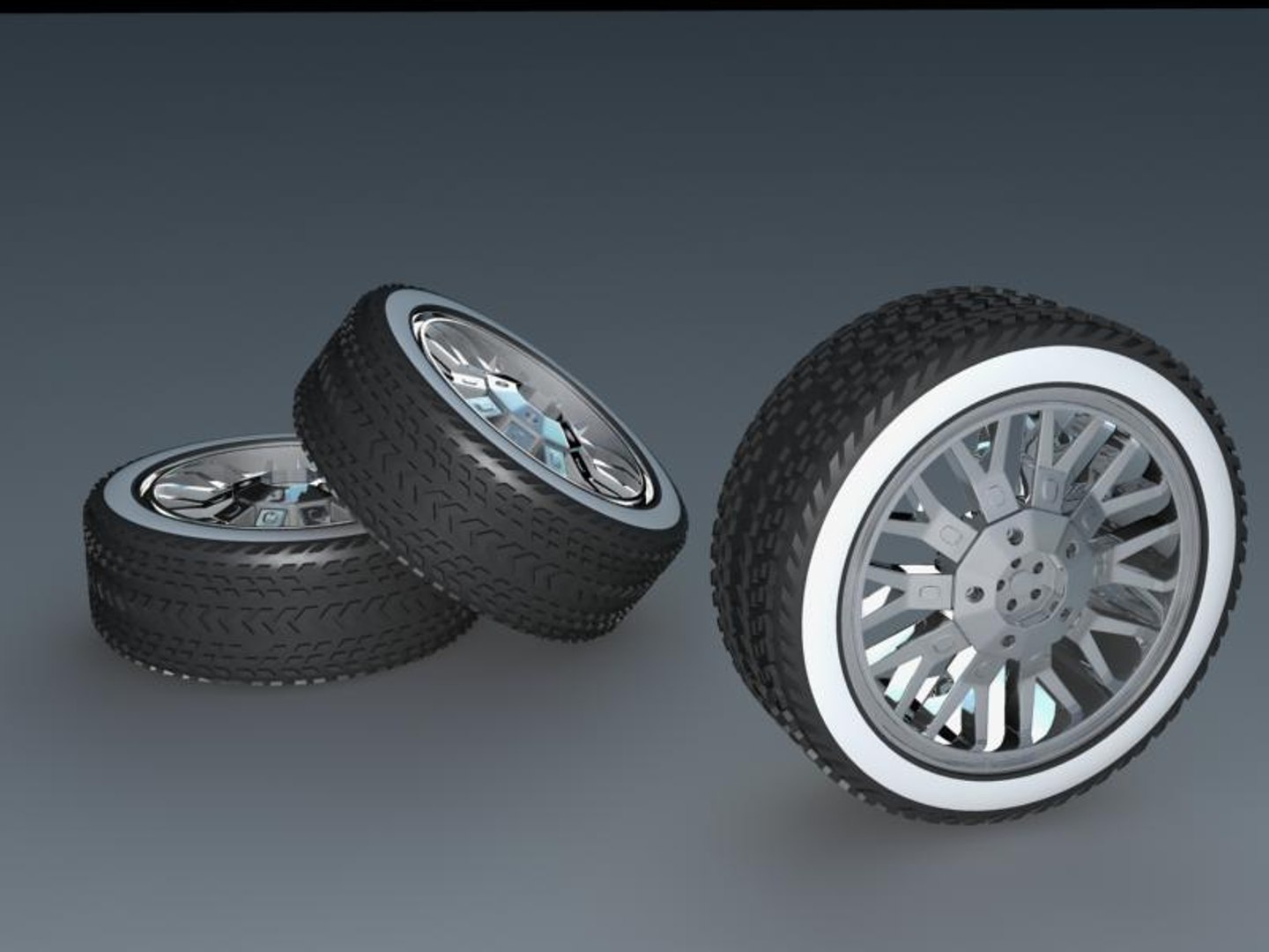 free wheel 3d model