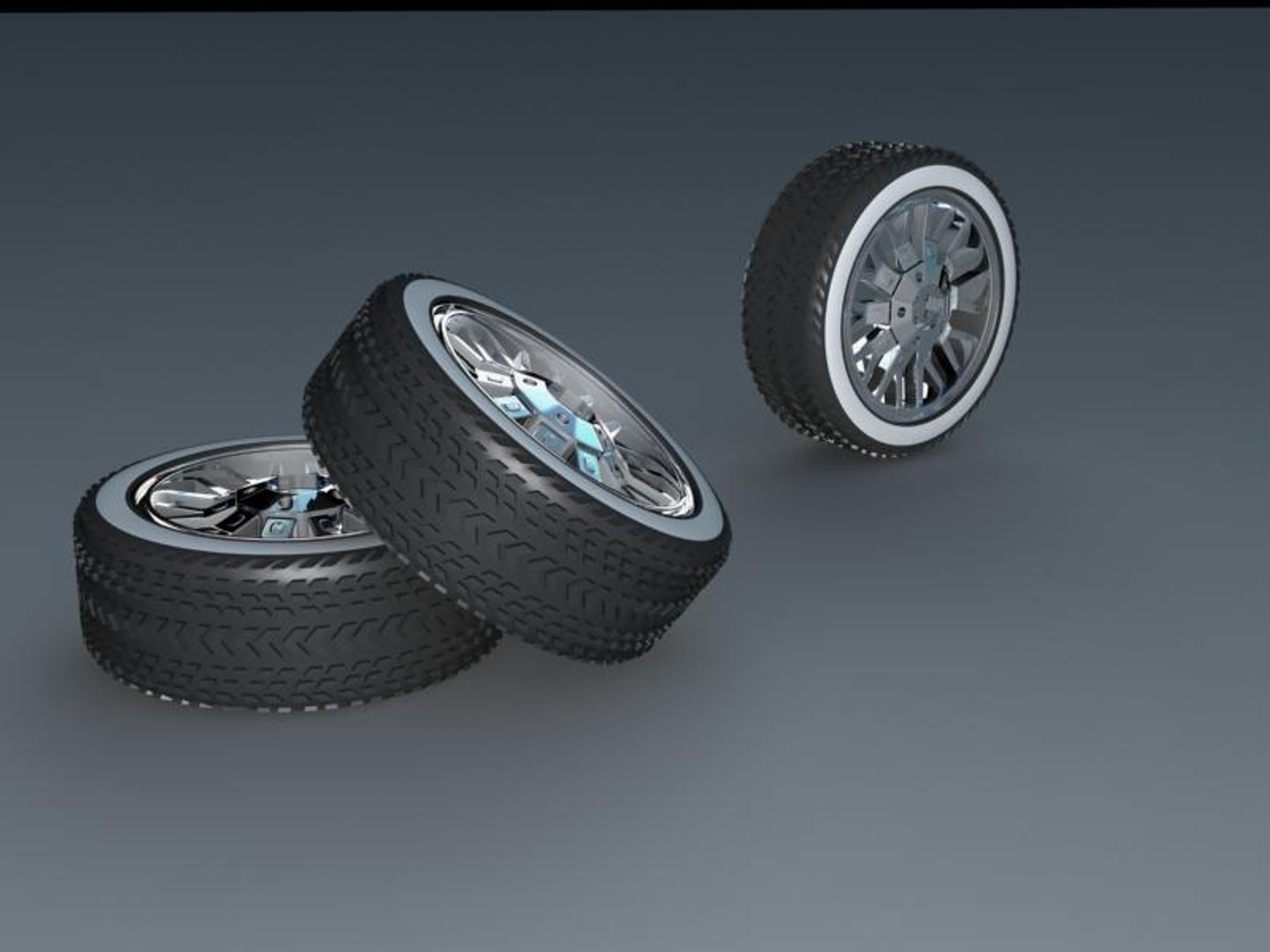 free wheel 3d model