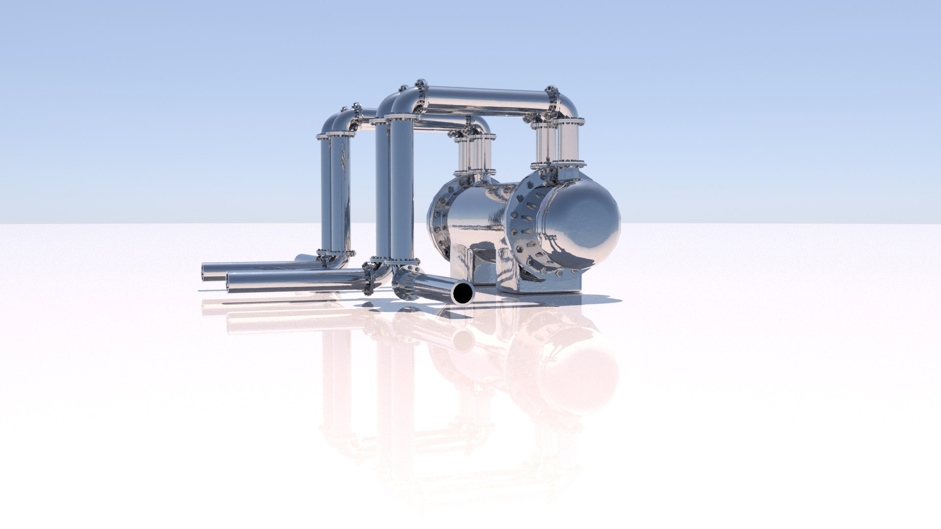3D Refinery Shell And Tube Heat Exchanger - TurboSquid 2177042