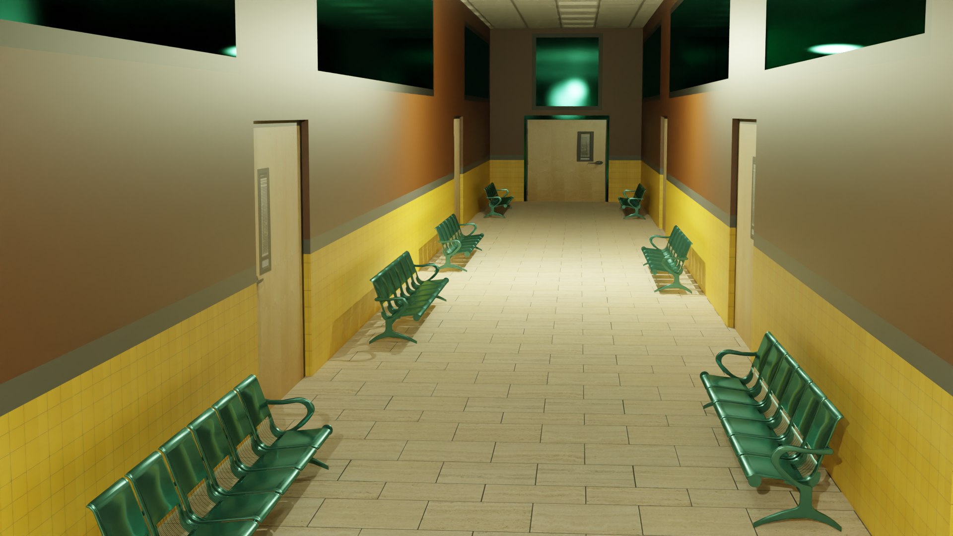 3D University Interior - TurboSquid 2140293