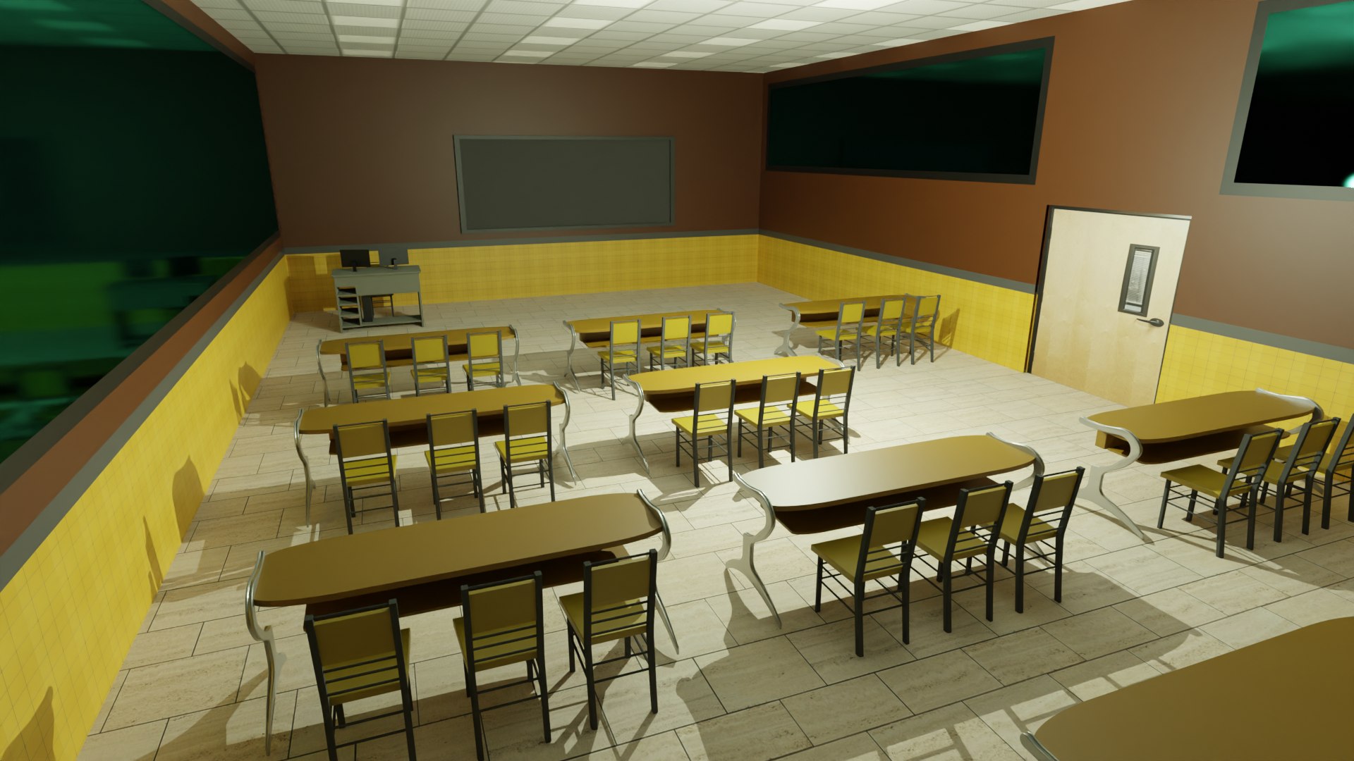3D University Interior - TurboSquid 2140293