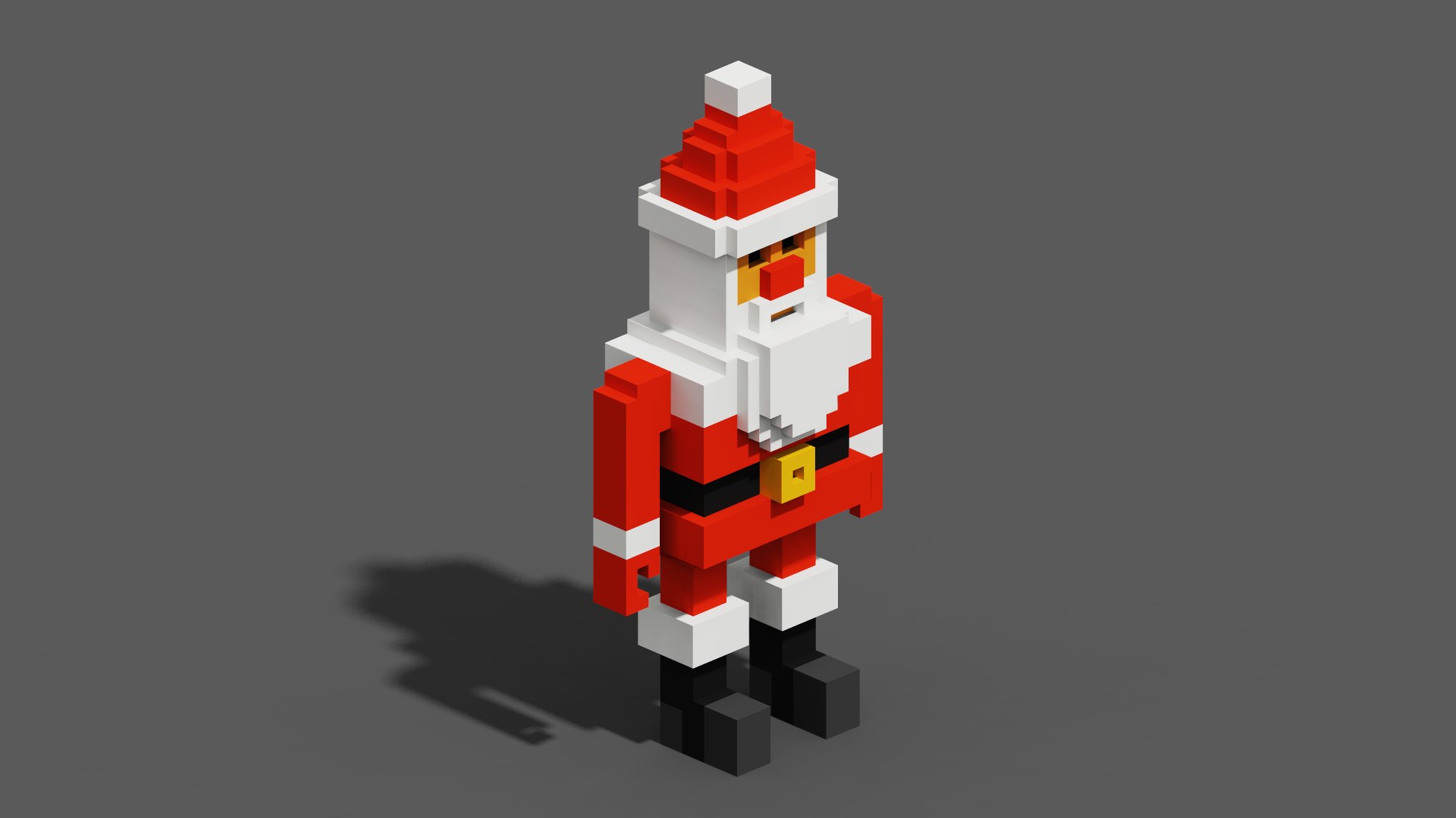 3D voxel christmas pack vox model - TurboSquid 1481501