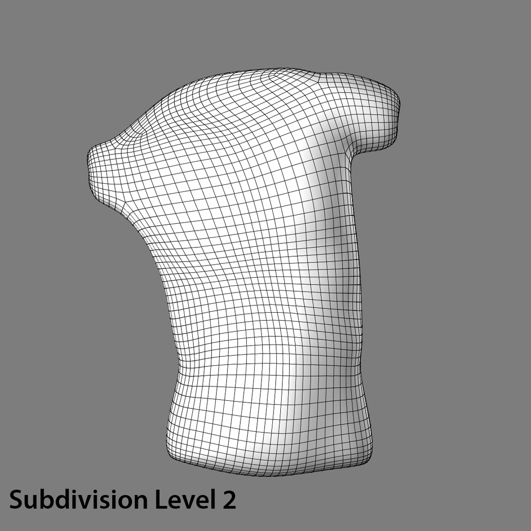 3dsmax sculpture upper body anatomy