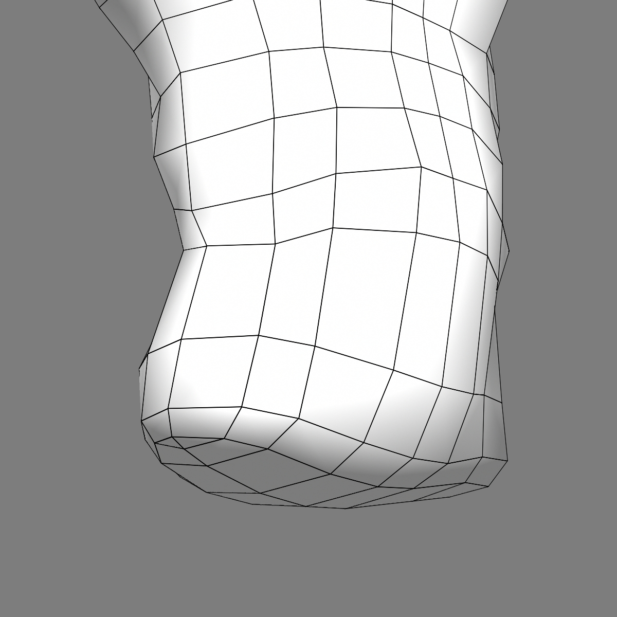 3dsmax sculpture upper body anatomy