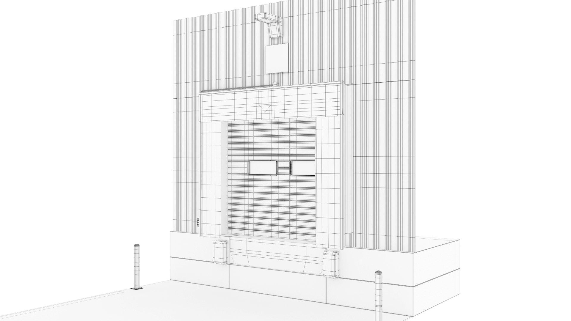 3D Dock Shelter 02 Model - TurboSquid 2064635