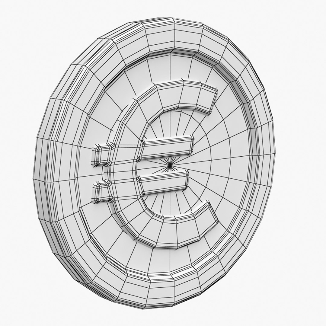 3D model euro coin - TurboSquid 1544395
