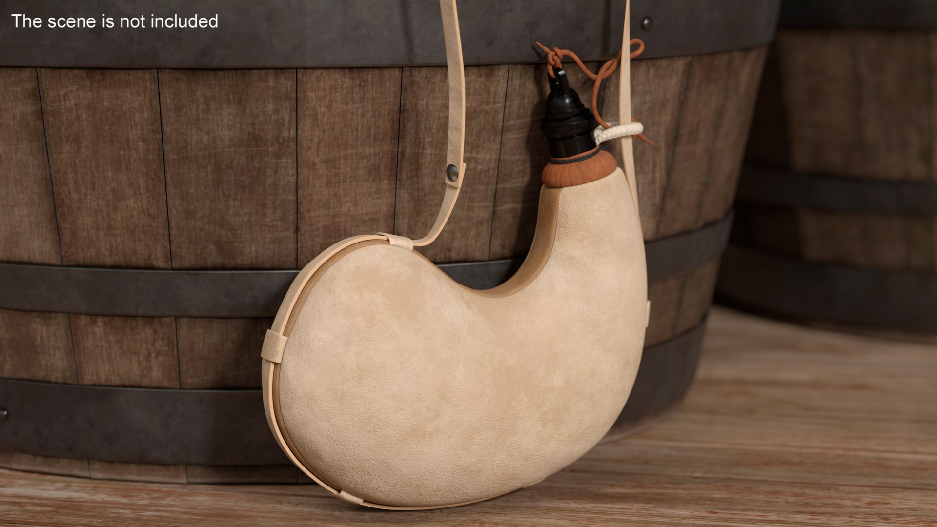 3D Hanging Wineskin JB Beige - TurboSquid 2191876