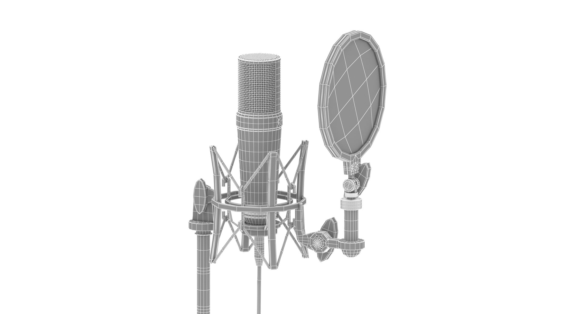 3D Microphone Studio Mic Model - TurboSquid 1399493