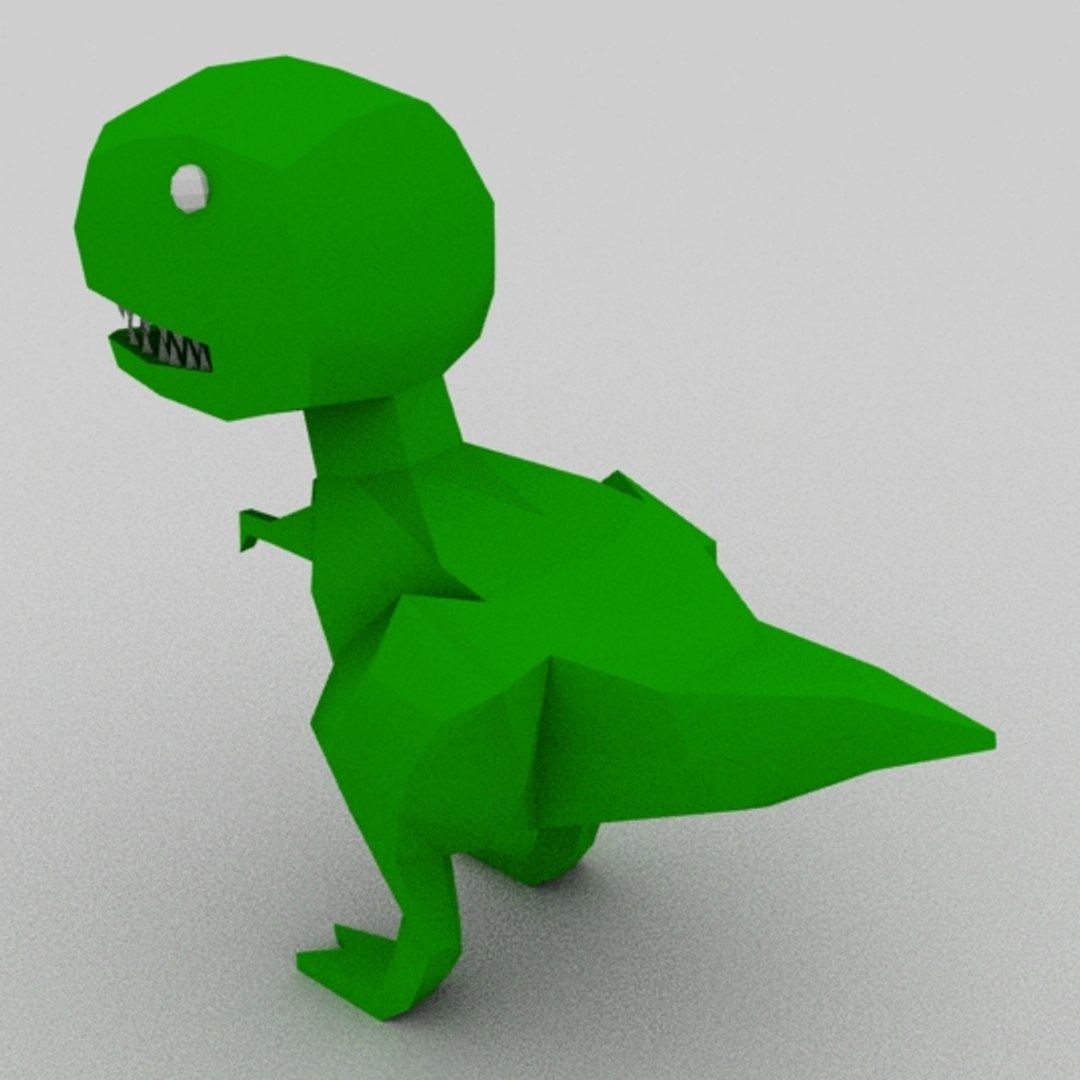 Dinosaur Cartoon Animation 3D Model - TurboSquid 1333219