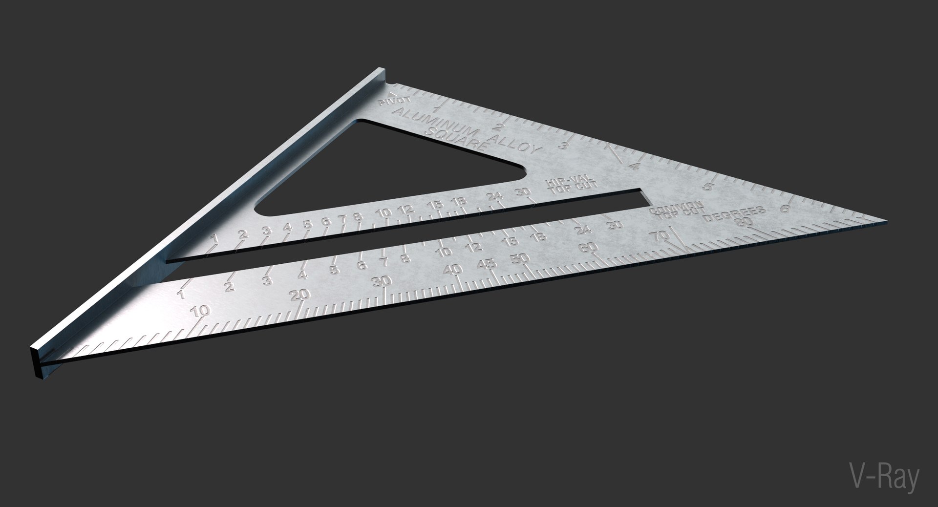 3D Rafter Ruler Model - TurboSquid 1633883