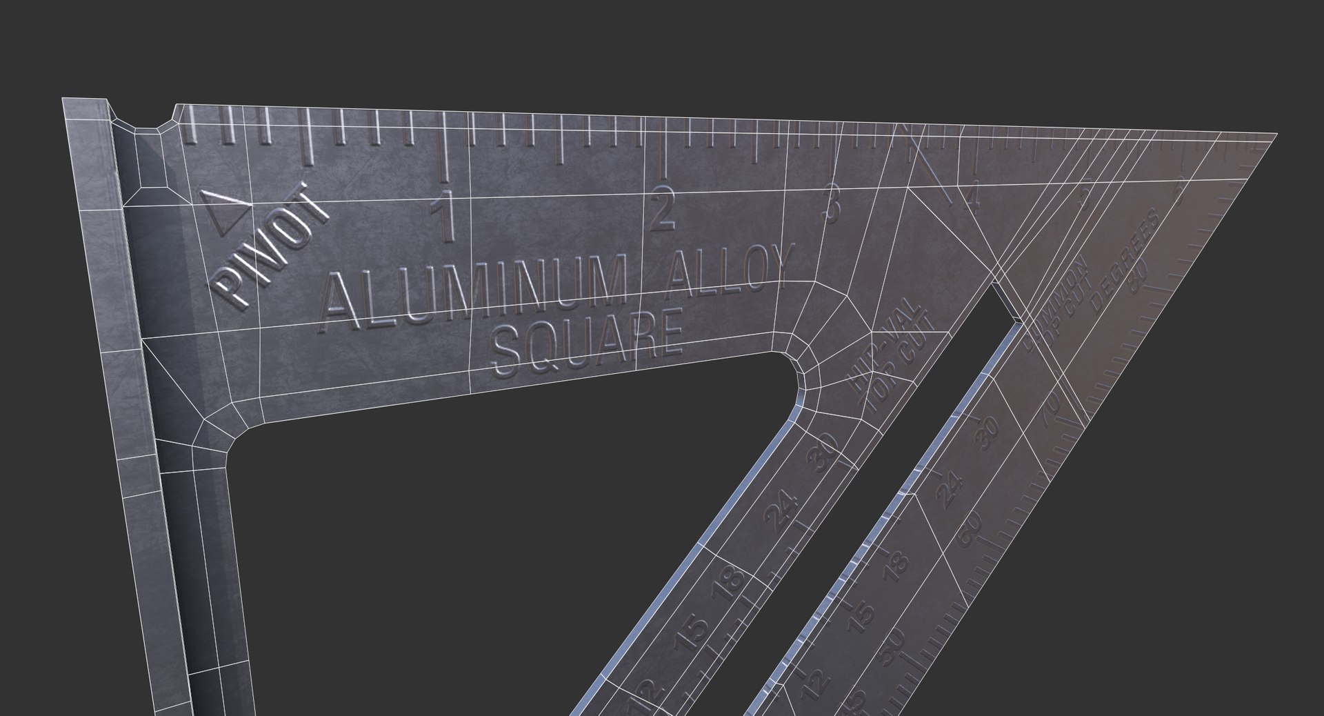 3D rafter ruler model - TurboSquid 1633883