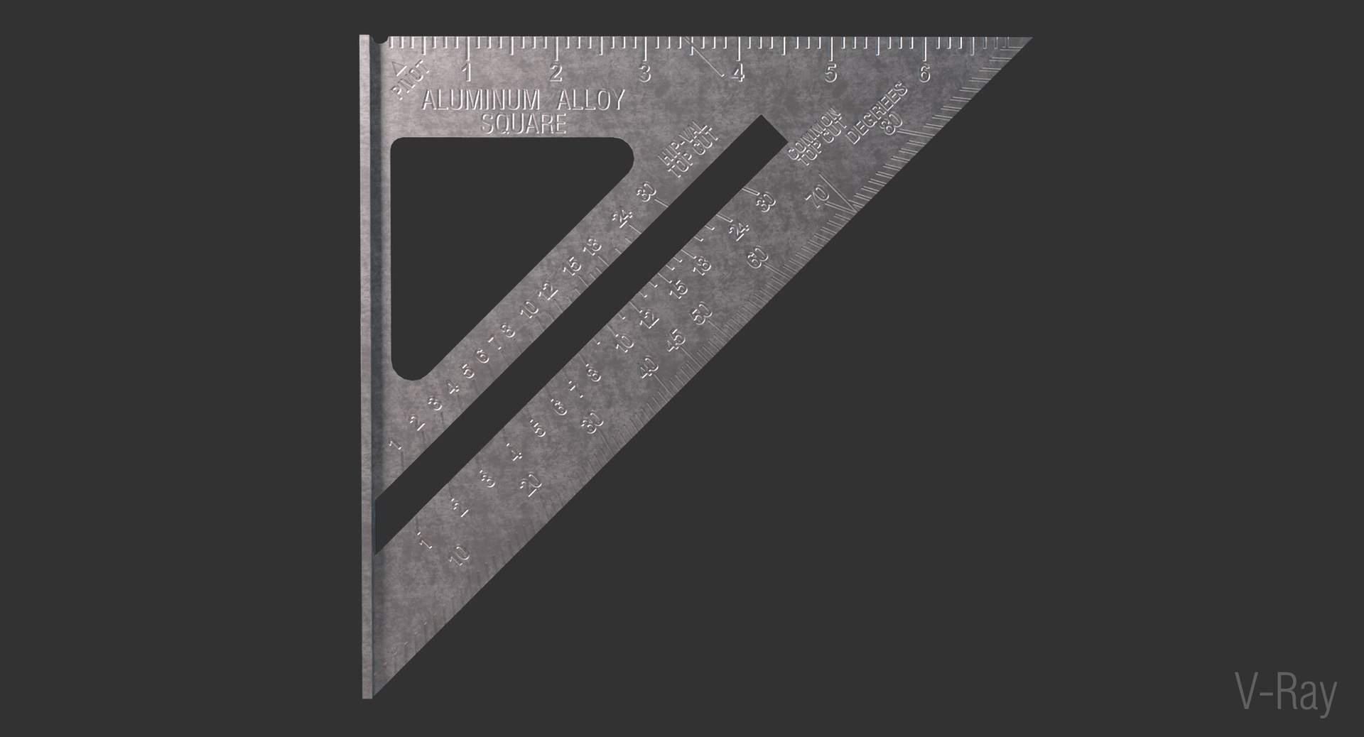 3D Rafter Ruler Model - TurboSquid 1633883