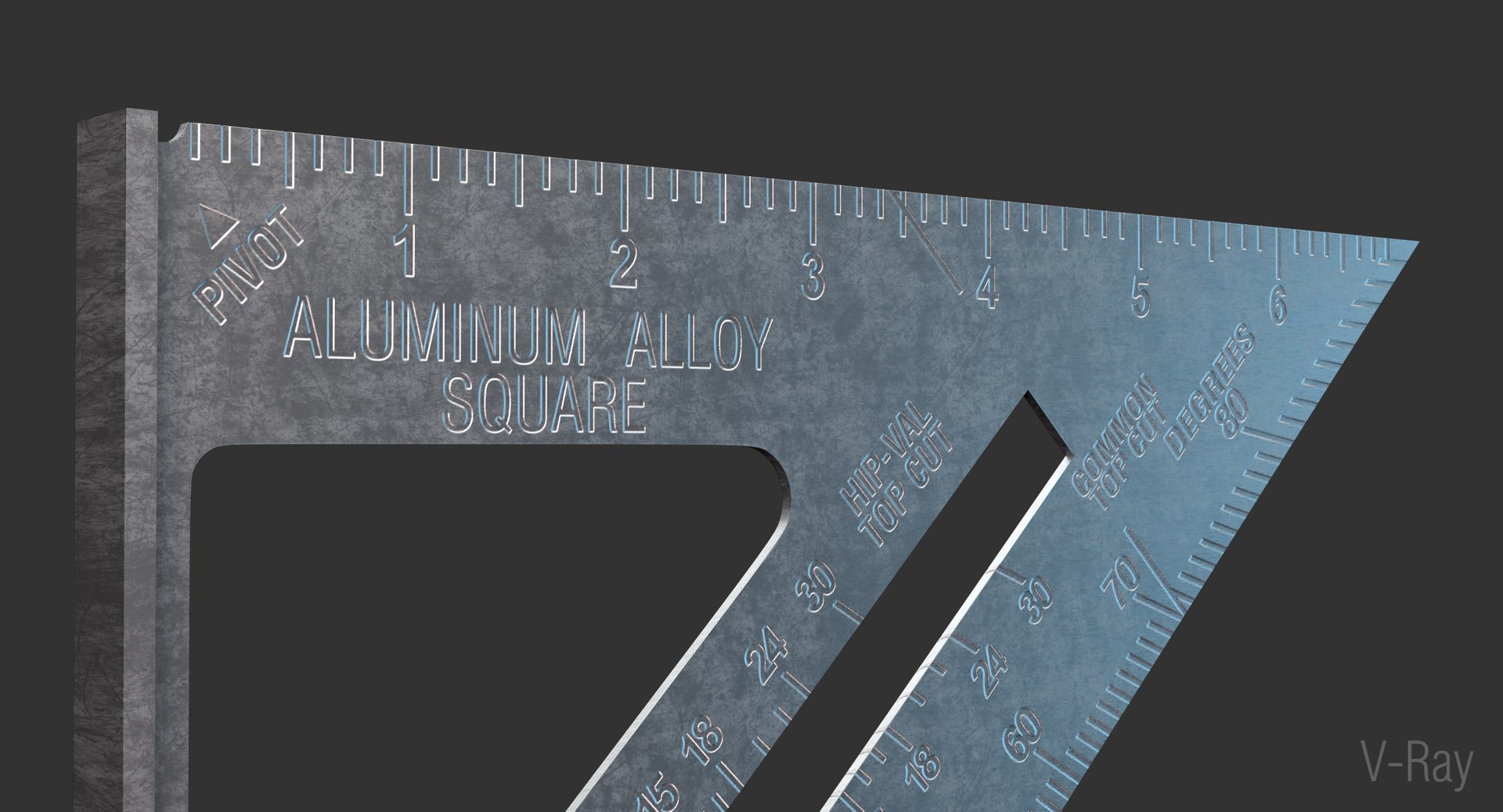 3D Rafter Ruler Model - TurboSquid 1633883