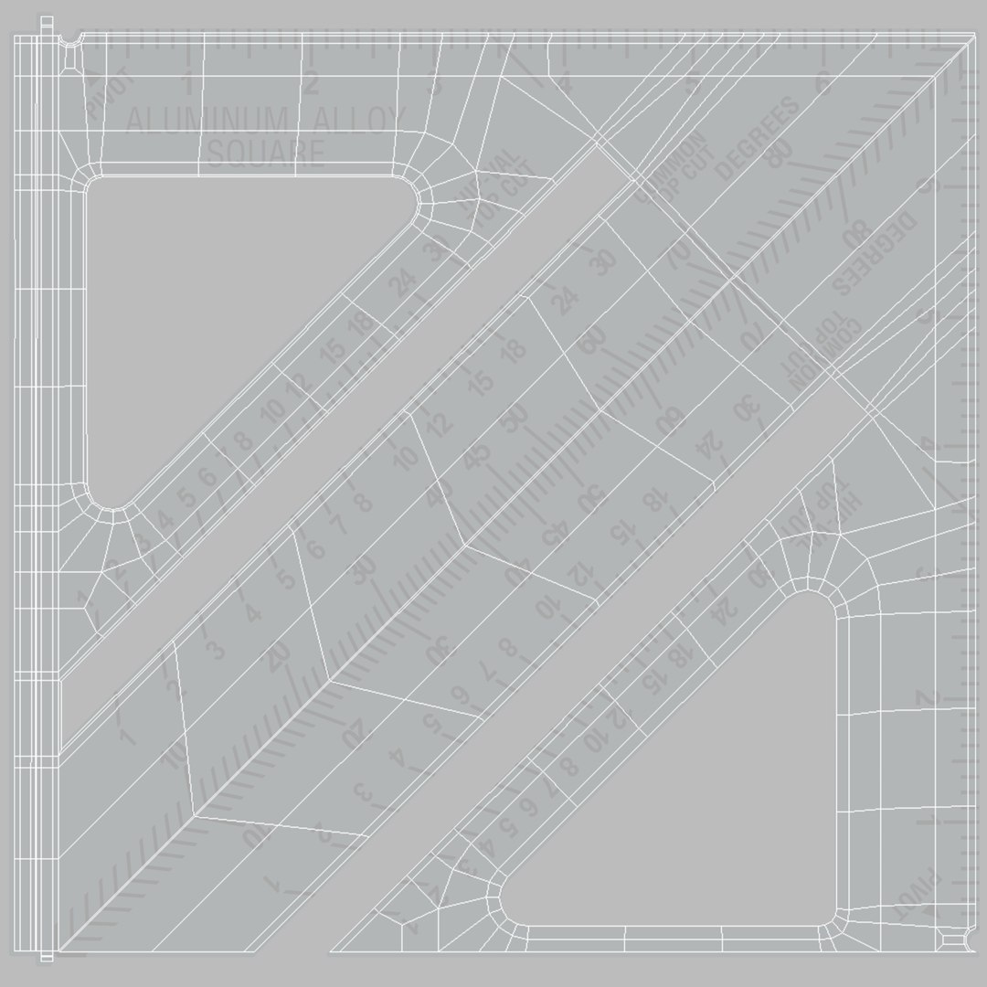 3D Rafter Ruler Model - TurboSquid 1633883