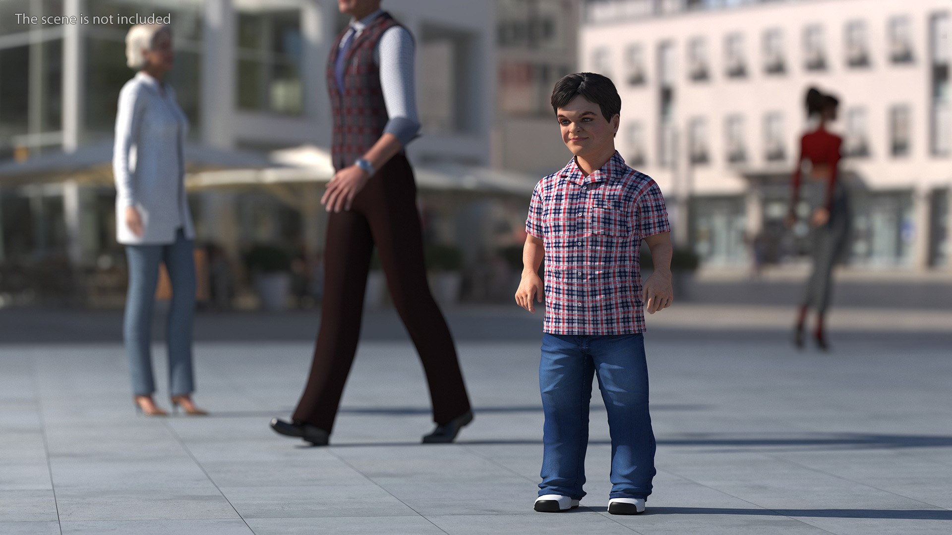 Dwarf Male Character Casual Style Standing Pose 3D Model - TurboSquid ...