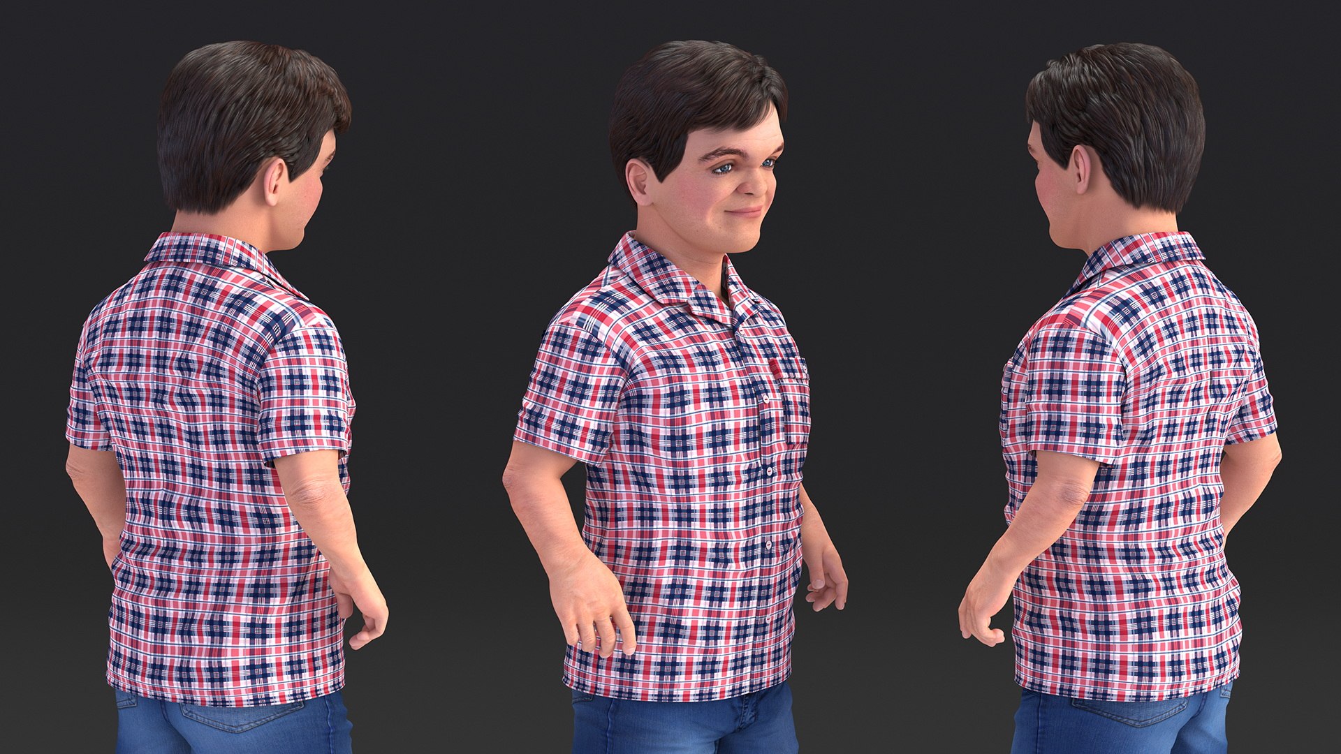 Dwarf Male Character Casual Style Standing Pose 3D Model - TurboSquid ...
