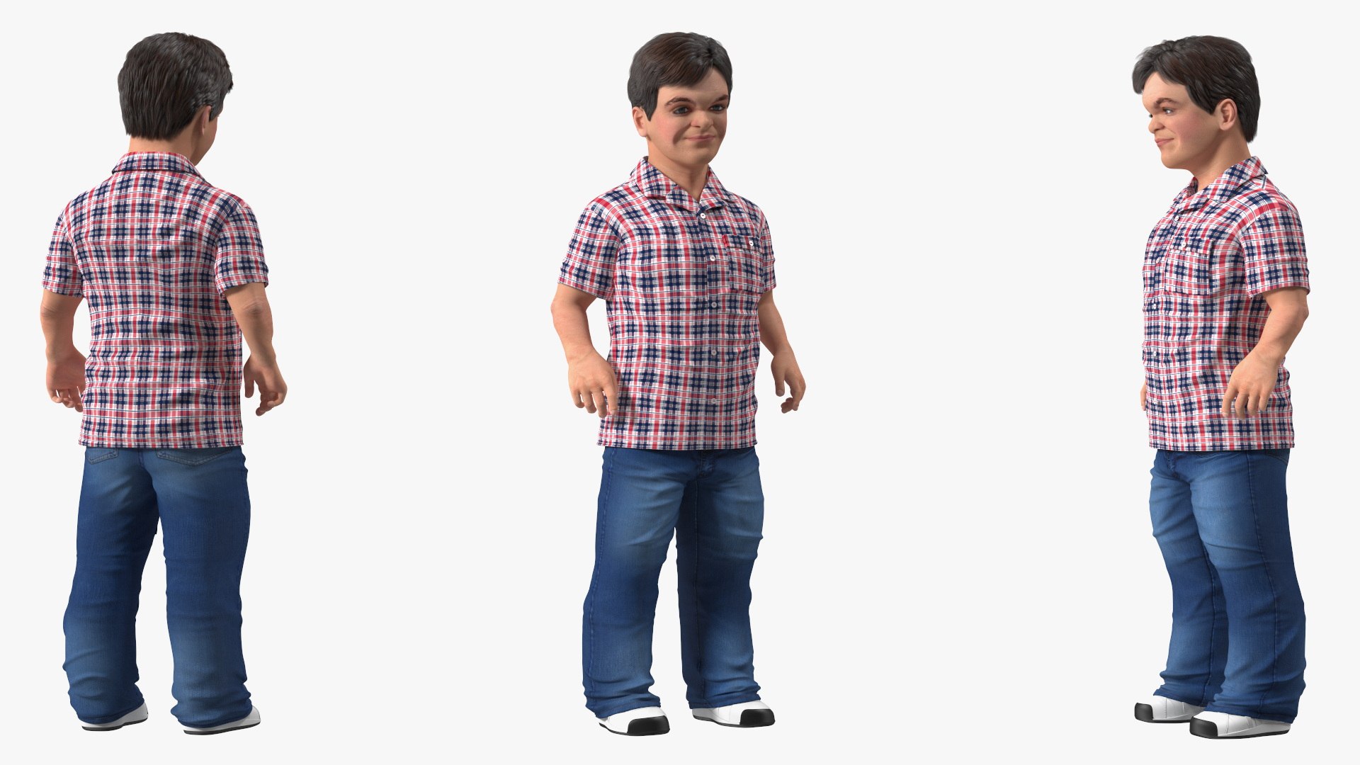 Dwarf Male Character Casual Style Standing Pose 3D Model - TurboSquid ...