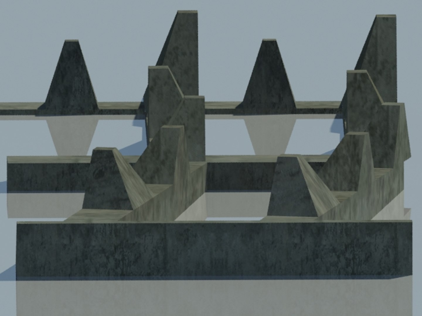 Barriers - 1939 Obstacles 3d Model