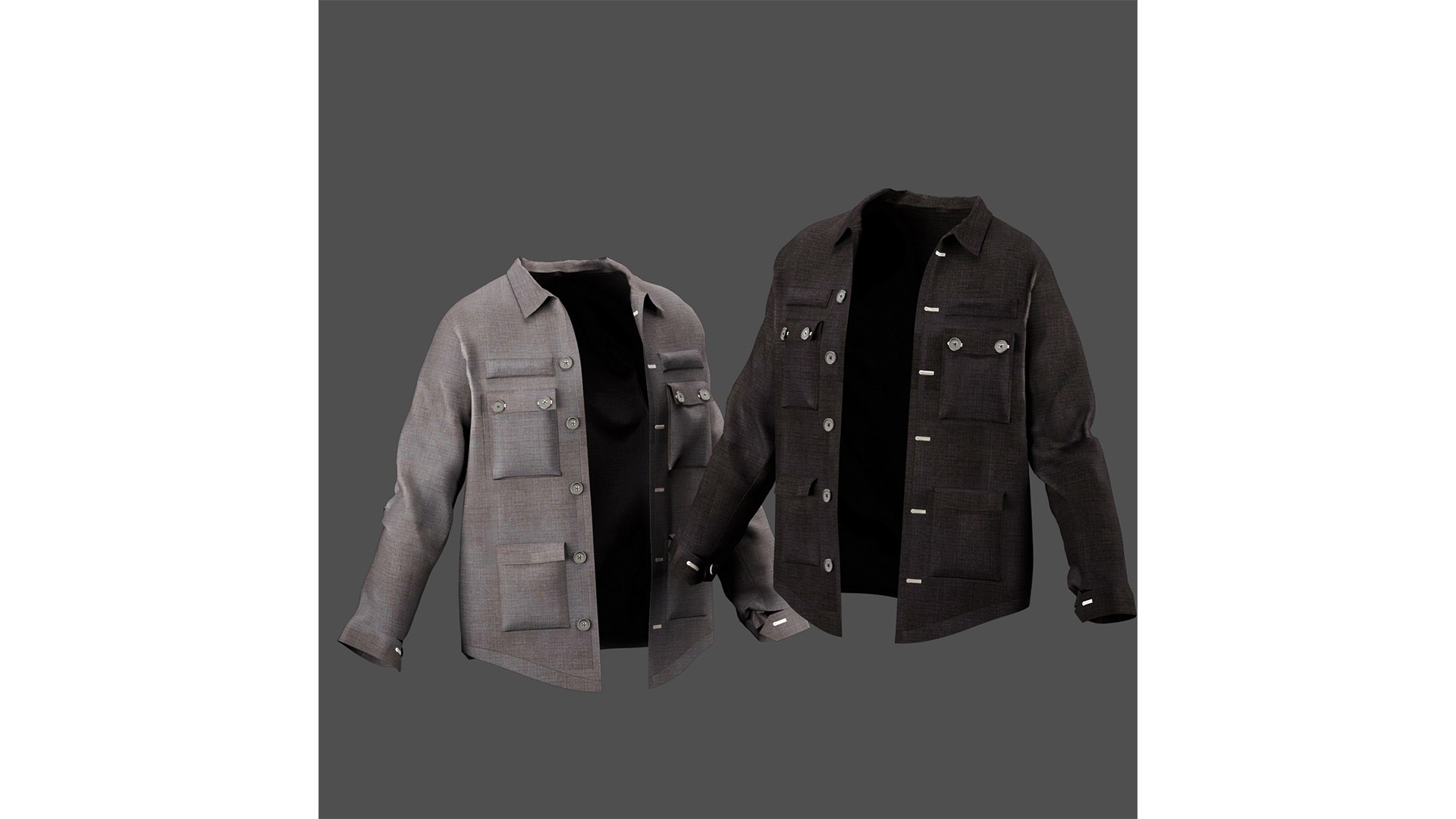 Denim Jacket Model - TurboSquid 1996802