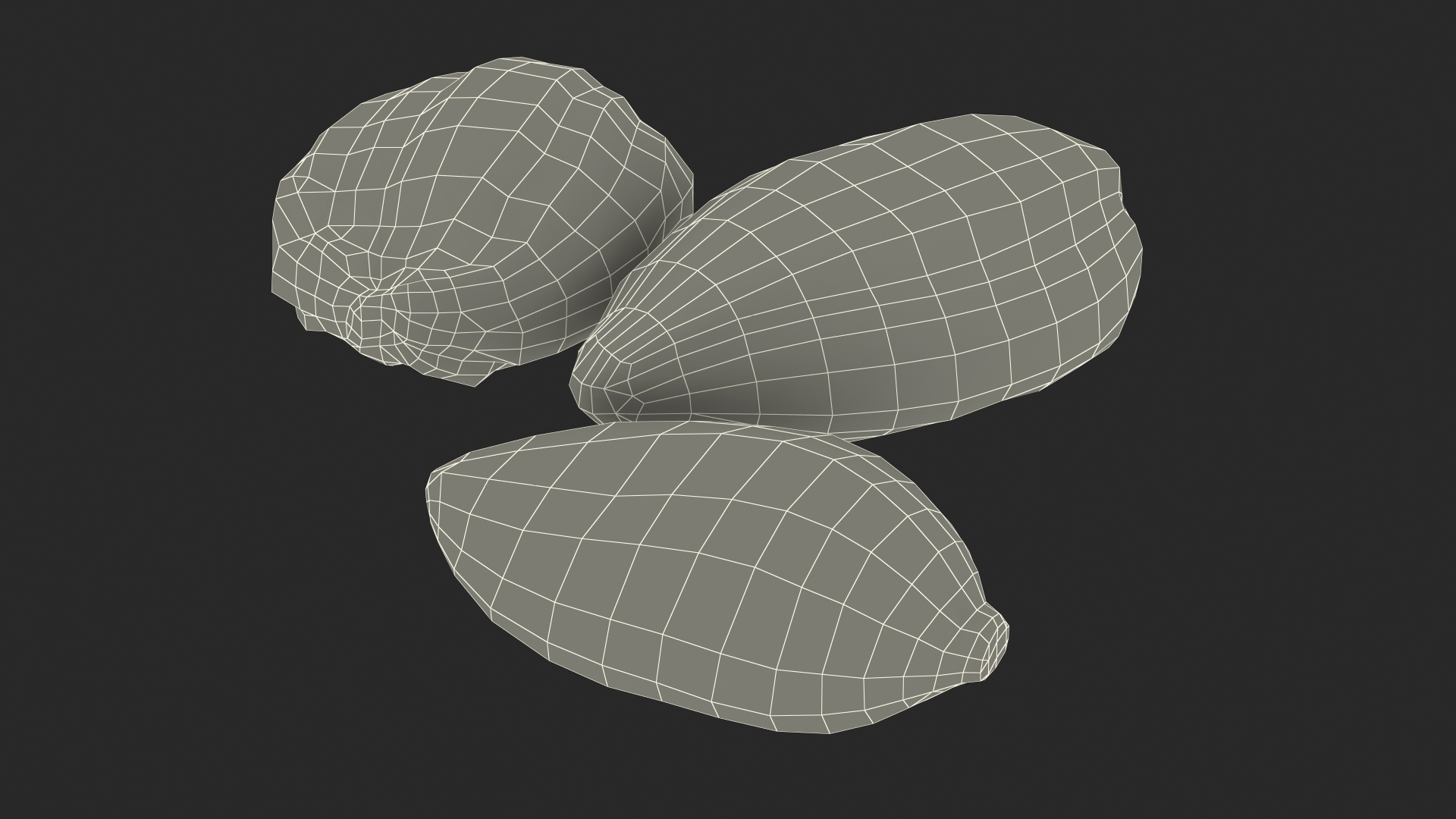 3D Model Dried Black Cardamom Fruit - TurboSquid 1918936