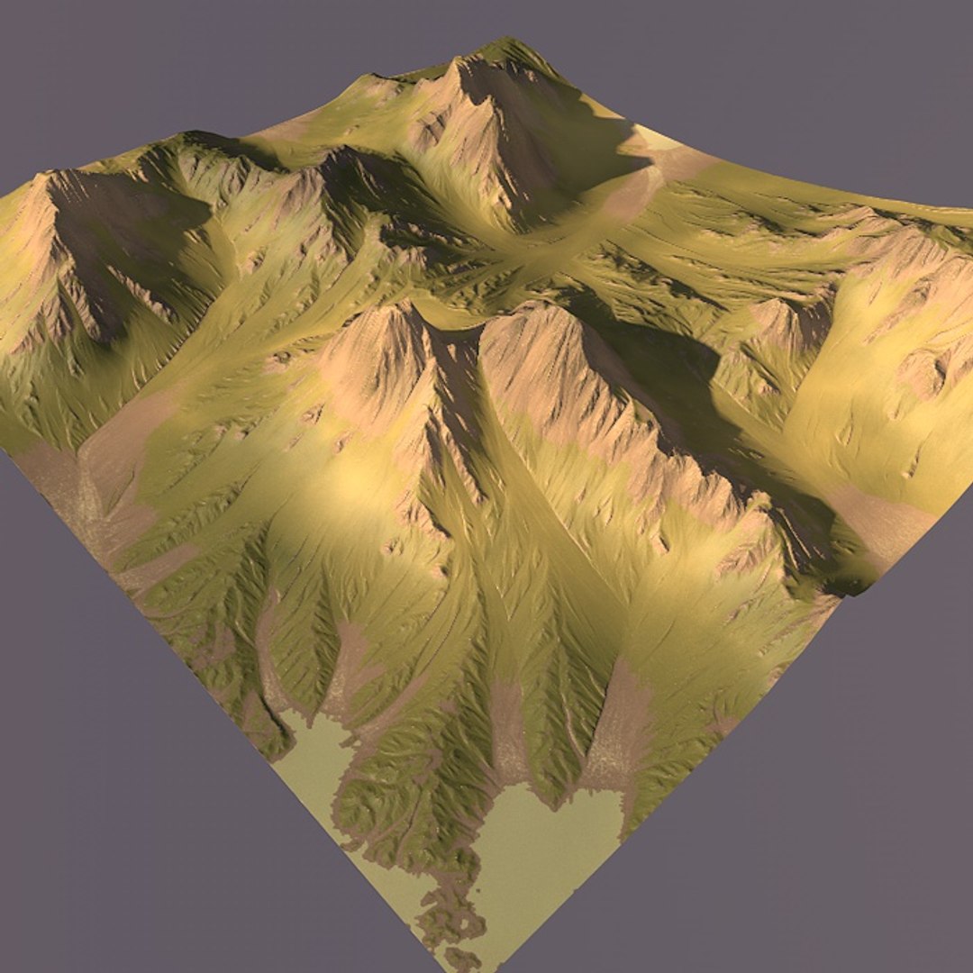3d Model Mountain Games Maps
