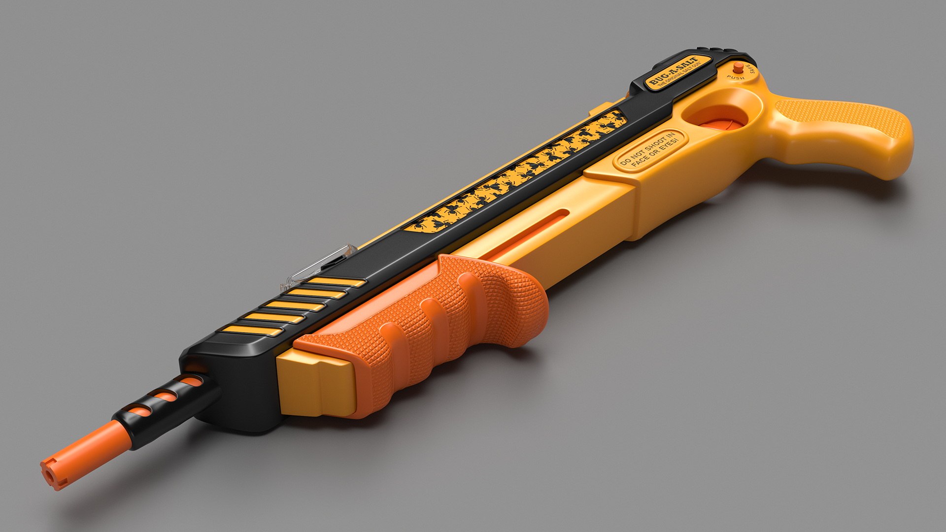 Garden Salt Gun Bug-a-Salt Yellow 3 3D Model - TurboSquid 2190608