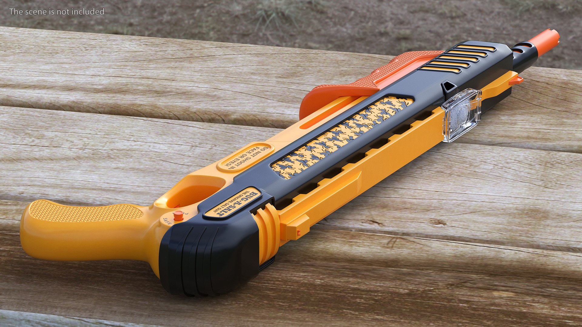 Garden Salt Gun Bug-a-Salt Yellow 3 3D Model - TurboSquid 2190608