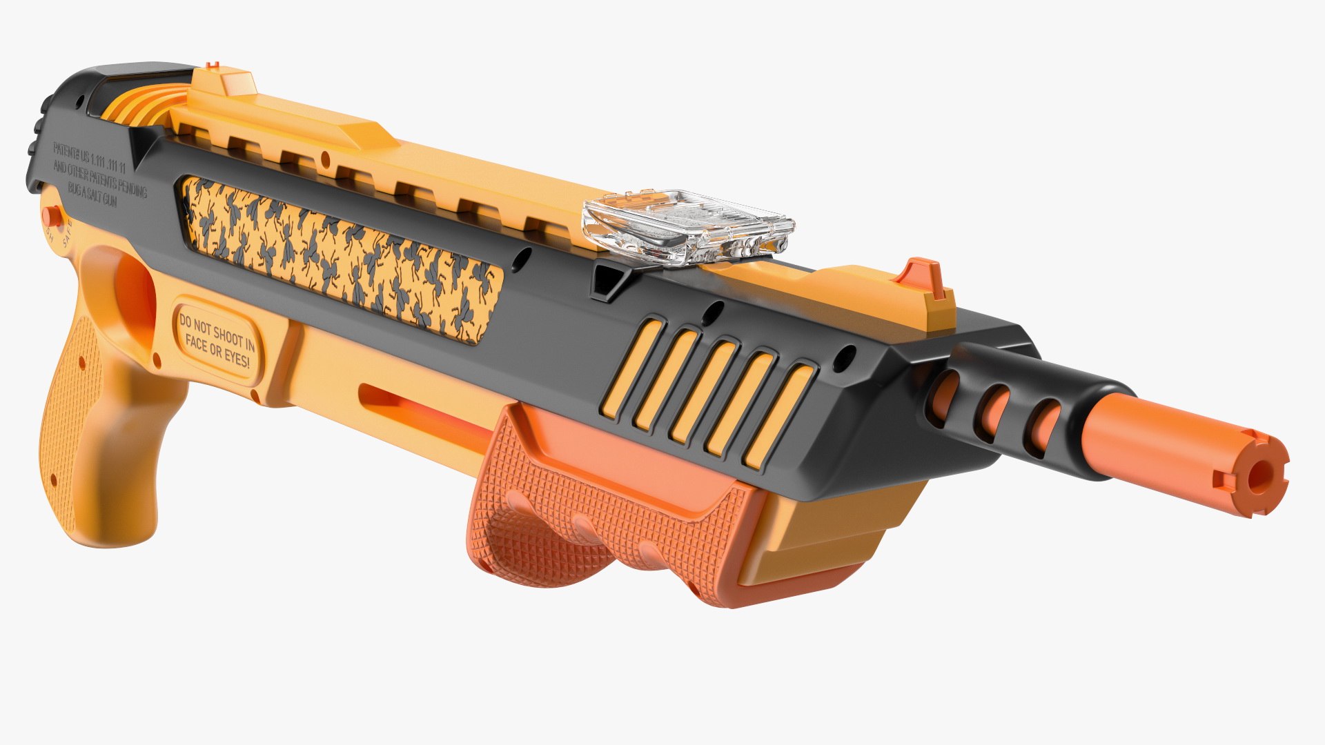 Garden Salt Gun Bug-a-Salt Yellow 3 3D Model - TurboSquid 2190608