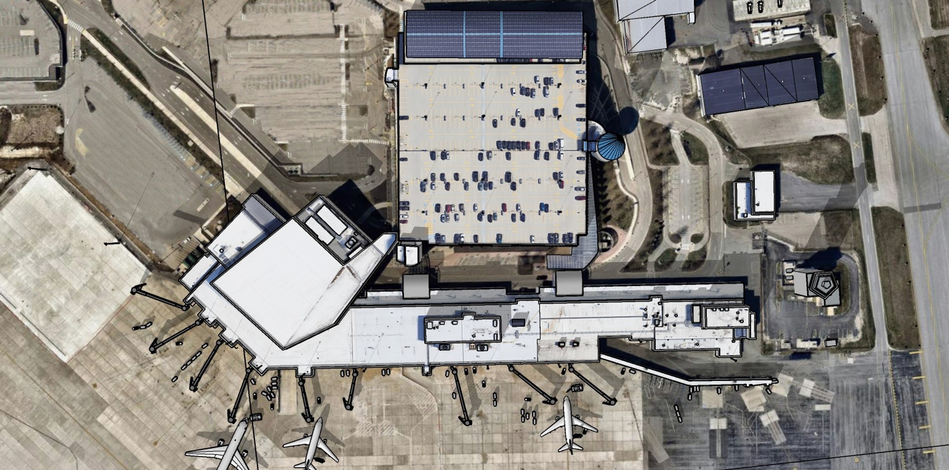 Portland International Jetport 3D Model - TurboSquid 2009556