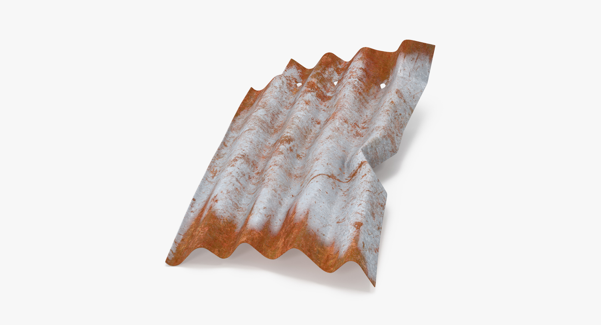 Corrugated Metal Sheets 3d Model