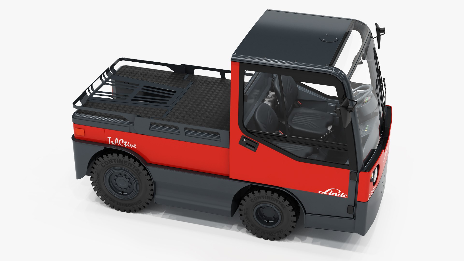 Tow Tractor Linde P250 3D Model - TurboSquid 1941713