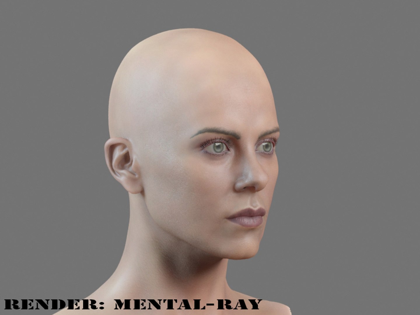 Max Realistic Female Head