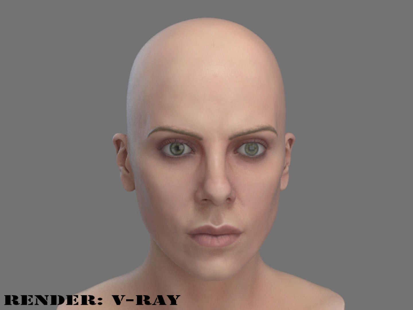 Max Realistic Female Head