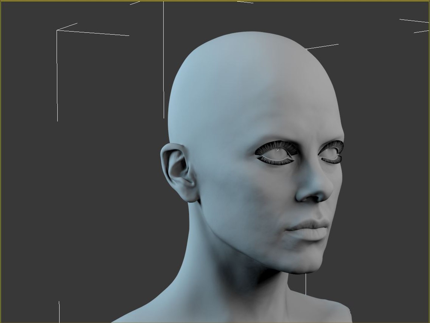 Max Realistic Female Head