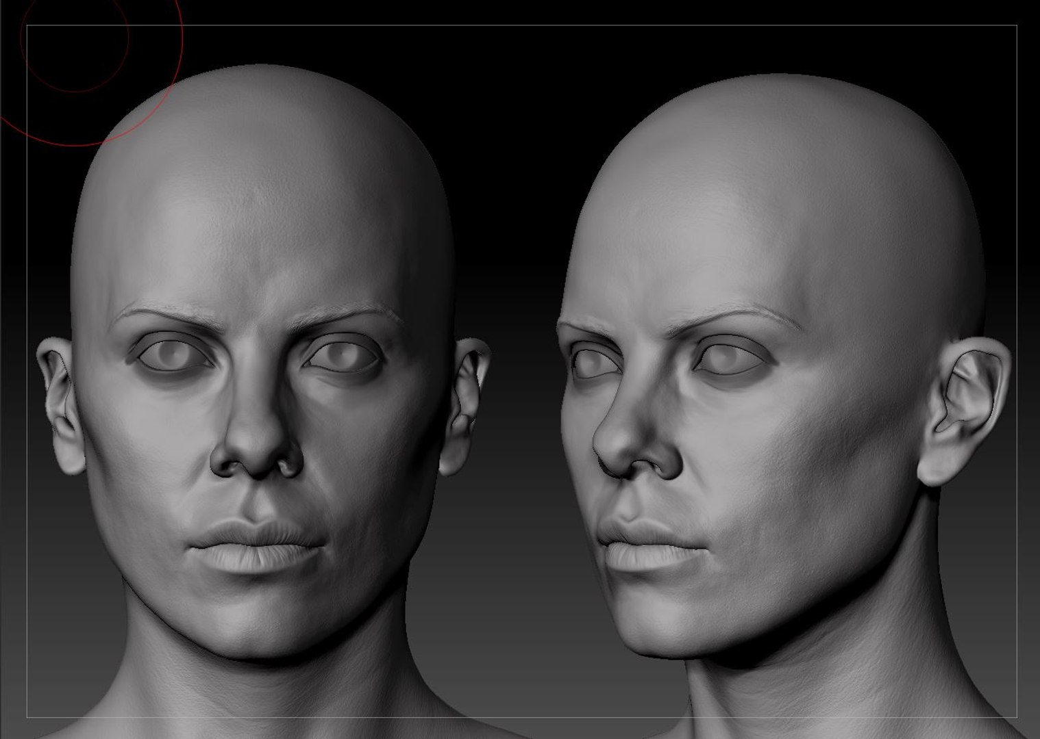 Max Realistic Female Head