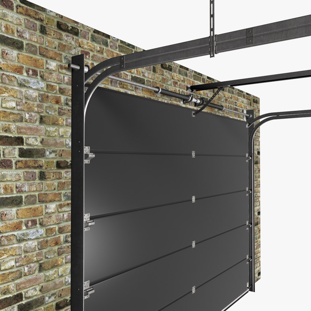 Segmented Garage Door 3d Model