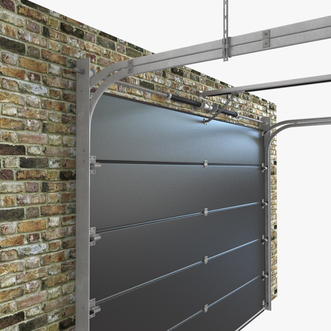 Segmented Garage Door 3d Model