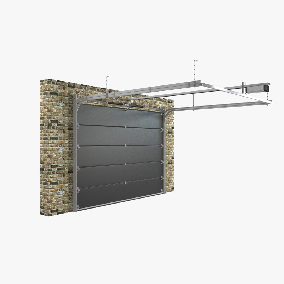Segmented Garage Door 3d Model