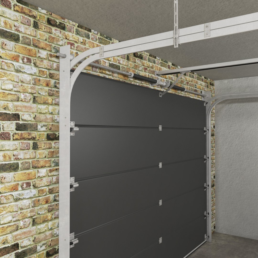 Segmented Garage Door 3d Model