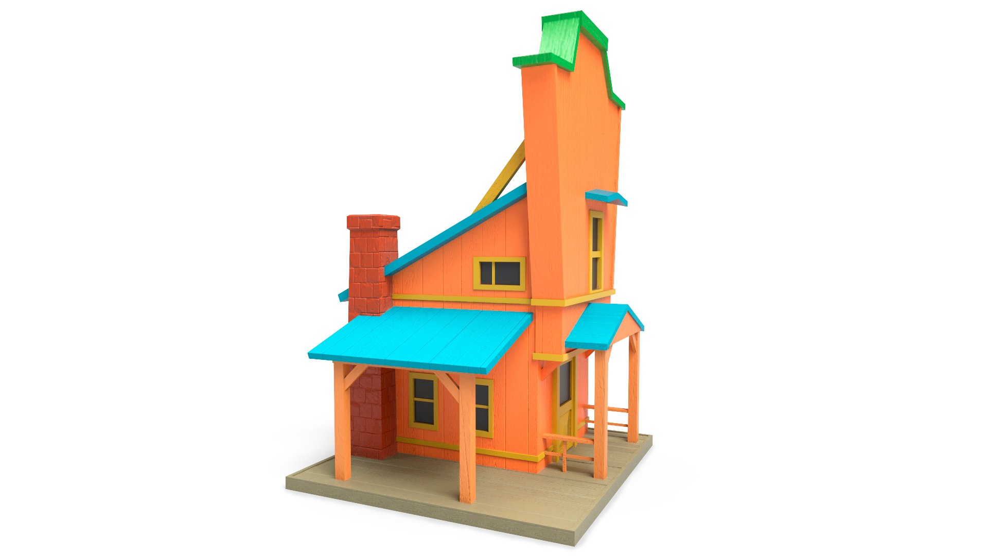 3D Wild West Building V2 Model - TurboSquid 1855816