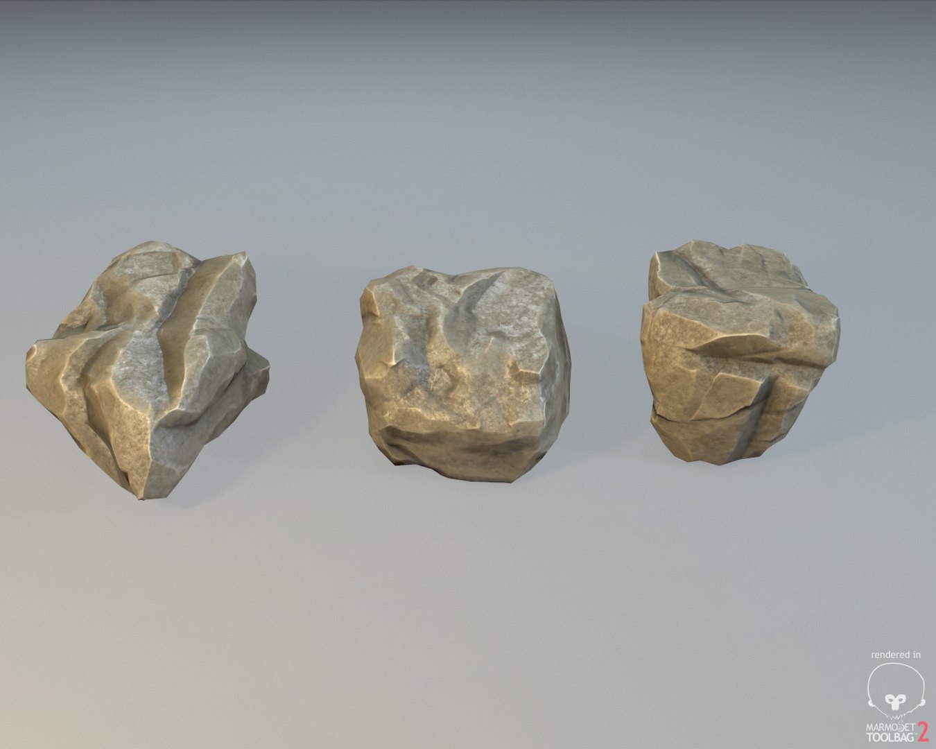 3d Max Ready Rock Set