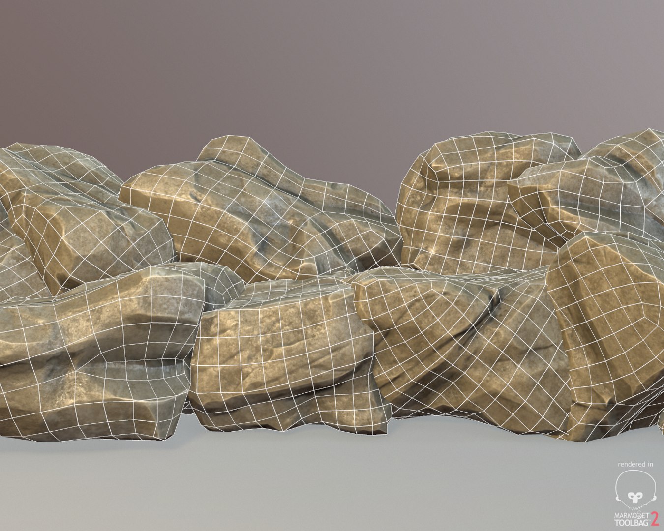 3d Max Ready Rock Set