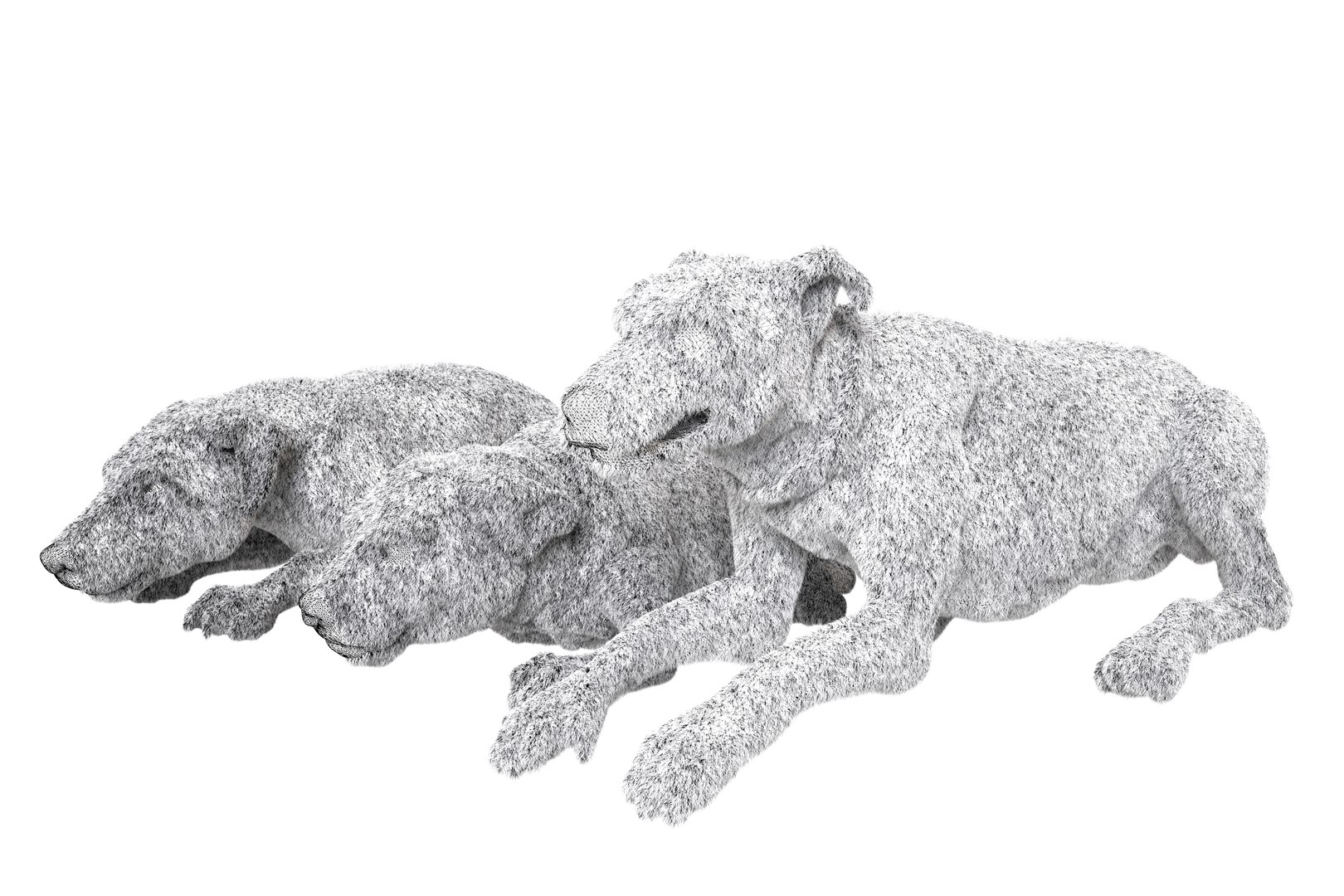 3D Model Old Furious Dog Pack - TurboSquid 2325986