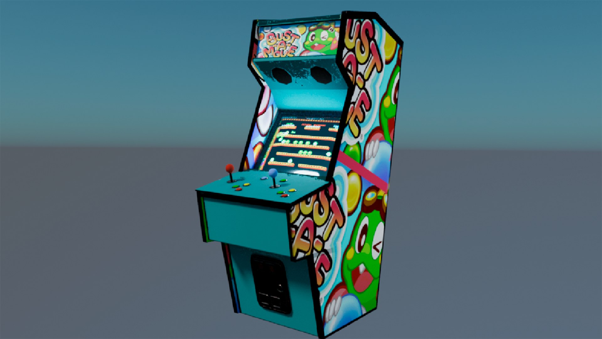 3D Arcade game machine - TurboSquid 1728743