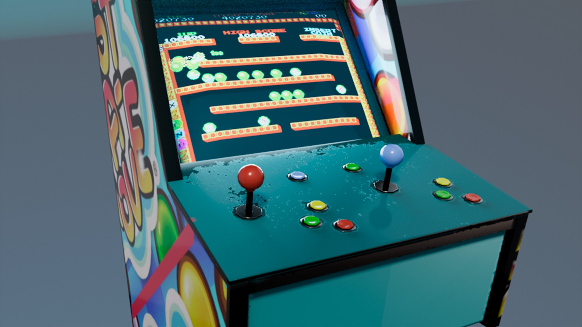 3D Arcade game machine - TurboSquid 1728743