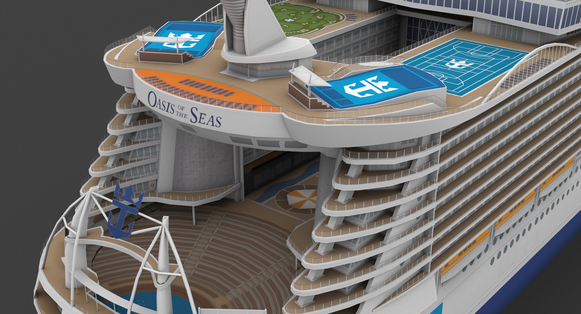 Oasis Seas Model - TurboSquid 1322642