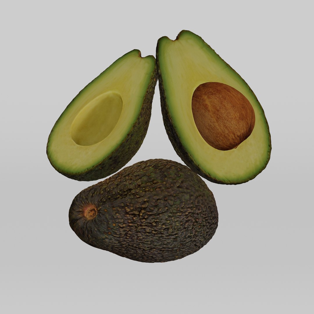 Avocado Model - TurboSquid 1873805